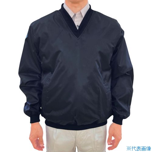 オレンジブック トラスコ中山　TRUSCOTEAGLES 14695 Vネック中綿キルトヤッケ ネイビーM 〔品番:14695NAM〕[ 注番:4541586]特長●身頃裏地は保温性の高い中綿キルティング仕様となっています。●袖部はキルトな...
