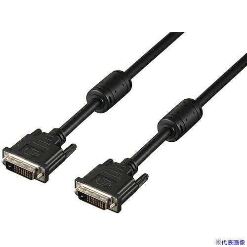 オレンジブック トラスコ中山　TRUSCOバッファロー DVIケーブル デュアルリンク 1.0m 〔品番:BDVD10BK〕[ 注番:4577821]特長●デジタル接続DVI-D●デュアルリンク仕様●金メッキピン採用●RoHS対応仕様●長さ...