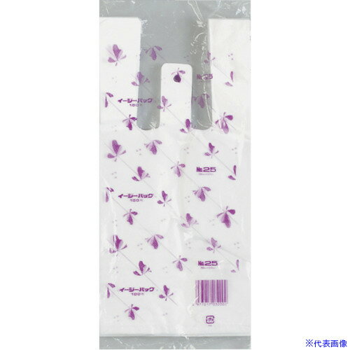 オレンジブック トラスコ中山　TRUSCO福助 イージーバッグ 関西 厚口 No.25 100枚入 〔品番:0470597〕[ 注番:4588433]特長●バイオマスマークとバイオマスプラマークが印刷されていています。用途●持ち帰り袋に。●...