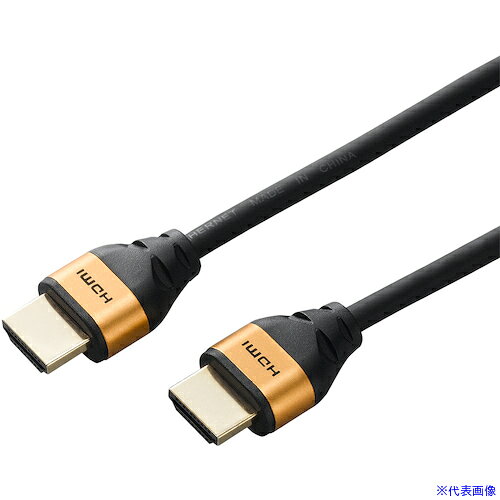 オレンジブック トラスコ中山　TRUSCOYAZAWA HDMIケーブル1m ゴールドヘッド Φ5mm 〔品番:HD410GD〕[ 注番:4589988]特長●4K・HDRの美しい画質に対応●1秒間に18Gビットの膨大な情報を伝送●Ultr...