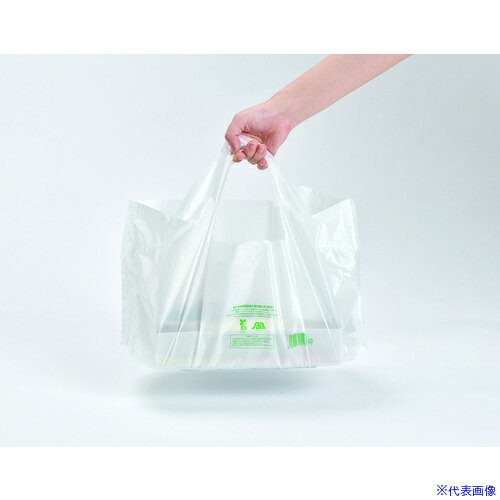 オレンジブック トラスコ中山　TRUSCO福助 福助キャリーバッグバイオ25 ランチ 乳白 大 100枚入 〔品番:0488763〕[ 注番:4591634]特長●お弁当、総菜などの容器を傾けることなく持ち運び出来ます。●袋の口が広く、商品...