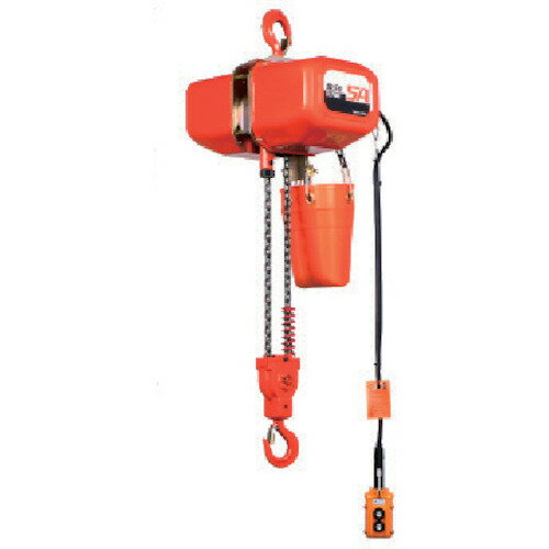 オレンジブック トラスコ中山　TRUSCO象印 SA型単相100V電気チェーンブロック1t・6m (SA−1 6m) 〔品番:SA01060〕[ 注番:4608046]特長●巻き上げ機本体と同じ単相100V用電源でトロリーが電動で使えます。...