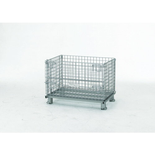 オレンジブック トラスコ中山　TRUSCOTRUSCO ネットパレット普及型 間口1200×奥行1000×高さ890 1200kg 〔品番:T1012AGN〕[ 注番:4623771]特長●メッシュ構造で強度に優れています。●開閉部はコイル...