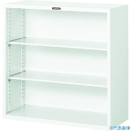 オレンジブック トラスコ中山　TRUSCOTRUSCO スタンダード書庫(D400) オープン 880XH880 W色 〔品番:WP303〕[ 注番:4627598]特長●使いやすく強度のあるオープンタイプです。用途●完成品仕様●間口(mm...