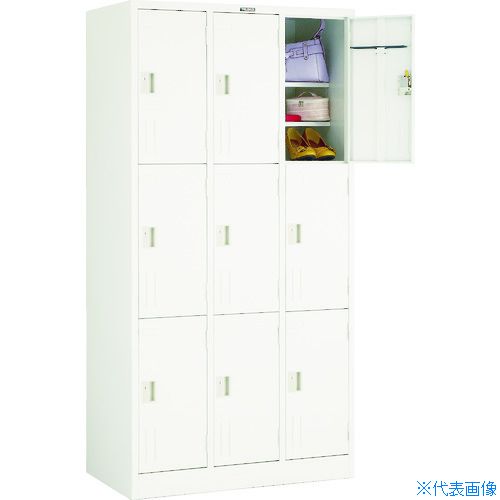 オレンジブック トラスコ中山　TRUSCOTRUSCO 3段式シューズケース 900X515XH1790 W色 〔品番:WSV9TA〕[ 注番:4627610]特長●3段式になっており使い勝手がいいシューズケースです。●棚板と扉の間は210...