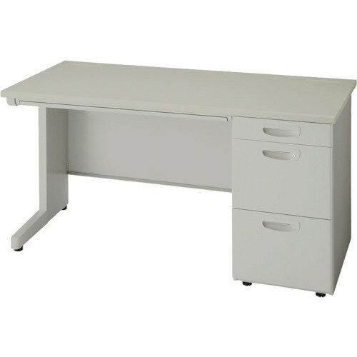 オレンジブック トラスコ中山　TRUSCONAIKI 片袖デスク NED型/天板:ウォームホワイト 本体:ウォームホワイト/W1400×D700×H720 〔品番:NEDH147GAWH〕[ 注番:4632206]特長●情報通信をサポートす...