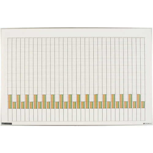 オレンジブック トラスコ中山　TRUSCO日本統計機 小型グラフSG332 〔品番:SG332〕[ 注番:4639723]特長●営業成績や在庫管理に最適です。●ツマミを持って上下にスライドすることでグラフ棒の長さを変えられます。●縦・横に使...
