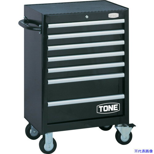オレンジブック トラスコ中山　TRUSCOTONE ローラーキャビネット ブラック 〔品番:WS207B〕[ 注番:4653670]特長●ボールベアリング式ダブルレール採用により、引き出しの開閉がスムーズ、重量物の収納に最適です。用途●工具...