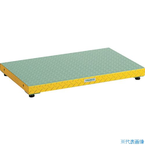 オレンジブック トラスコ中山　TRUSCOTRUSCO 低床用縞鋼板ステップ 900X600XH90〜120 〔品番:UFS0960S〕[ 注番:4673638]特長●滑り止め効果を出すため縞鋼板を使用しています。●連結も可能です。用途●組...
