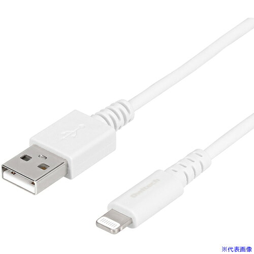 オレンジブック トラスコ中山　TRUSCOOwltech やわらかく断線に強い USB Type−A to Lightningケーブル 〔品番:OWLCBKLTSR2R20WH〕[ 注番:4694176]特長●「やわらかく断線に強い」シリー...