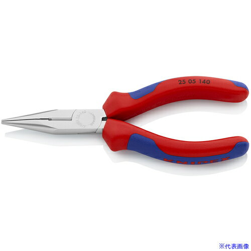 オレンジブック トラスコ中山　TRUSCOKNIPEX ラジオペンチ 140mm 〔品番:2505140〕[ 注番:4713524]特長●精密な電子部品をつかんだり、切断するのに最適です。●ヘッドの先端形状は半丸型です。●つかみ面には滑り止...