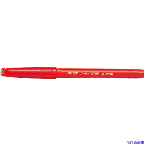 オレンジブック トラスコ中山　TRUSCOPILOT スーパープチ細字 レッド 〔品番:SEG10FR〕[ 注番:4719724]特長●耐水性の水性顔料インキ・サインペン（細字）です。用途●紙への筆記仕様●インク色：レッド●文字サイズ：細字...