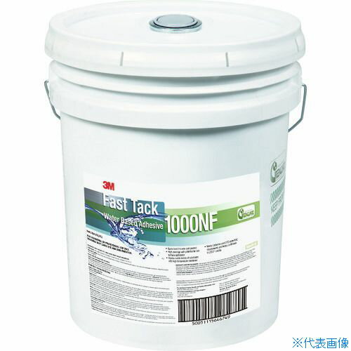 オレンジブック トラスコ中山　TRUSCO3M 接着剤1液タイプ 速乾型水性接着剤 FT1000NF 19L 紫 〔品番:FT1000NFPU5GAL〕[ 注番:4736206]特長●水性の安全性と溶剤系並みの速着性を両立しています。●塗布...