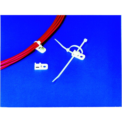 オレンジブック トラスコ中山　TRUSCOTYTON インシュロック アンカーマウント (100個入) 〔品番:CTAM1〕[ 注番:4757777]特長●インシュロックタイと併用して、配線固定するアクセサリーです。●タイは縦方向、横方向い...