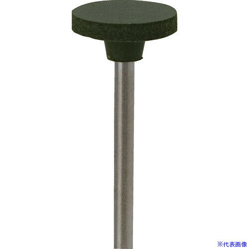 オレンジブック トラスコ中山　TRUSCOナカニシ グリーンポリッシャー 10本入 平型 φ12×2×軸φ2.34 GC #120 〔品番:46155〕[ 注番:4766571]特長●滑らかな作業性に加え、加工時の跳ね返りもなく安心して作業...