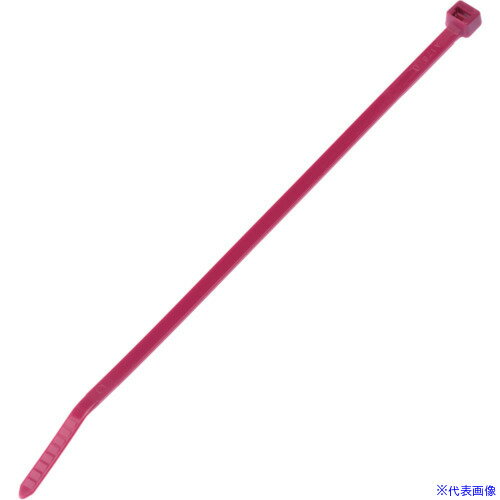 オレンジブック トラスコ中山　TRUSCOPANDUIT ナイロン結束バンド 4.8×368×1.3 赤 100本入 〔品番:PLT4SC2〕[ 注番:4775295]特長●幅広く使用できる汎用性の高い標準タイプのナイロン結束バンドです。●...