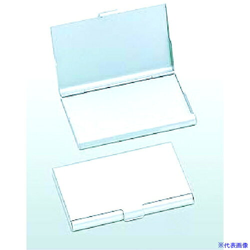 オレンジブック トラスコ中山　TRUSCOVELOS アルミカードケース L 〔品番:CA161637〕[ 注番:4788059]特長●シンプルなアルミ製名刺入れです。仕様●色：シルバー●縦(mm)：61●横(mm)：93●厚さ(mm)：8...