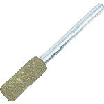 オレンジブック トラスコ中山　TRUSCOTRUSCO 高切削ゴム軸付砥石 Φ4X幅13X軸3 #80 10本入 〔品番:GY804C〕[ 注番:4791886]特長●GCと多結晶多孔性砥粒で結晶していますので一般のゴム軸付砥石と同じく弾力...