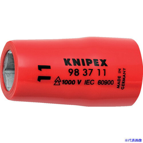 オレンジブック トラスコ中山　TRUSCOKNIPEX 絶縁ソケット 3/8X11mm 〔品番:983711〕[ 注番:4793170]特長●耐久性と耐摩耗性に優れたクロムバナジウム鋼を使用しているため、長期間使用しても劣化しづらい仕様にな...