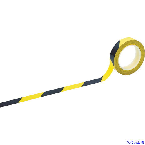 オレンジブック トラスコ中山　TRUSCO緑十字 クリーンルーム用ラインテープ 黄/黒 HCP−25TR 25mm幅×33m PET+PVC 〔品番:259036〕[ 注番:4793447]特長●発じんを防止するため、芯管にプラスチックを使...