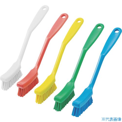 オレンジブック トラスコ中山　TRUSCOタカサゴ HPディッシュブラシ スリム 緑 〔品番:55824〕[ 注番:4839214]特長●持ち手の長いブラシです。●ボディの幅がスリムなタイプです。仕様●色：緑●縦(mm)：290●横(mm)...