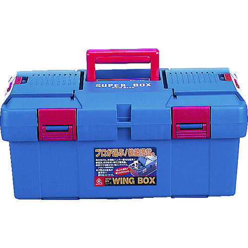 オレンジブック トラスコ中山　TRUSCORING STAR スーパーボックスSW−450ブルー 〔品番:SW450B〕[ 注番:4842111]特長●自動車用バンパー素材使用で強度が抜群です。●プロも絶賛する工具の収納にジャストサイズです...