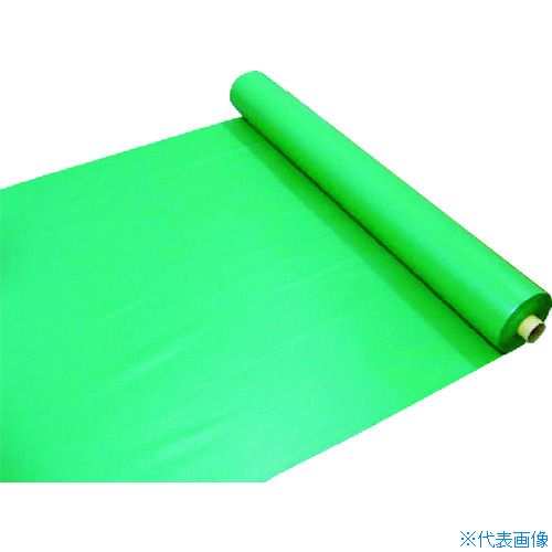 オレンジブック トラスコ中山　TRUSCOワニ印 塩ビ養生シート 緑 厚み0.2MM 1M×30M 〔品番:003085〕[ 注番:4851587]特長●エンボス加工がしてあり弾力性に富み、床・階段などを保護し、キズや汚れを防ぎます。●難燃...