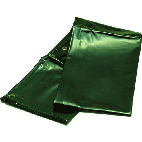 オレンジブック トラスコ中山　TRUSCOTRUSCO 溶接遮光シートのみ 0.35T×W1470×H1470 緑 〔品番:D153GN〕[ 注番:4875311]特長●溶接遮光フェンス用の替シートです。●周囲折り返しターポリン補強により強...