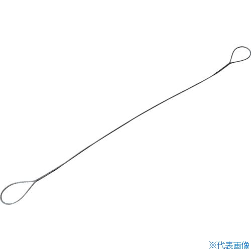 オレンジブック トラスコ中山　TRUSCOTRUSCO 玉掛けワイヤーロープ 段落し 8mmX1m 〔品番:TWD8S1〕[ 注番:4892054]特長●通常の219条巻差し加工に加え、加工時にフレミッシュ加工（頭割り）を施しており、より安...