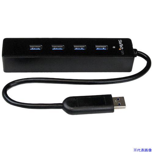 オレンジブック トラスコ中山　TRUSCOStarTech USBハブ/USB 3.0/USB−A − 4x USB−A/バスパワー/ブラック 〔品番:ST4300PBU3〕[ 注番:4892515]特長●USB-Aポート4口を増設します。...