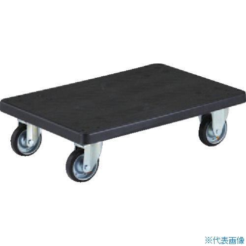 オレンジブック トラスコ中山　TRUSCOTRUSCO 導電性グランカート(樹脂) 平台車 800×535 均等荷重300kg 〔品番:TPD815〕[ 注番:4893387]特長●表面抵抗値約10［［の5乗］］Ωで、大型精密機器の移動の際...