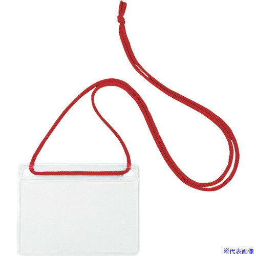 オレンジブック トラスコ中山　TRUSCOOP 簡易吊り下げ名札 名刺サイズ 10枚 赤 〔品番:NL11RD〕[ 注番:4916484]特長●各種展示会やイベントなどに便利です。仕様●色：赤●中紙サイズ(mm)幅：90●中紙サイズ(mm)...