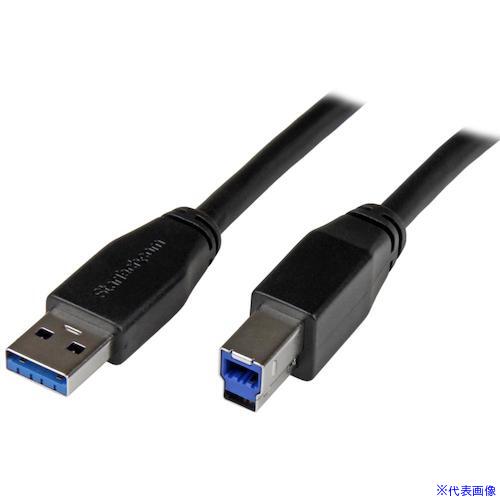 オレンジブック トラスコ中山　TRUSCOスターテック USBケーブル/A-B/5m/USB 3.0/5Gbps/オス・オス/ブラック 〔品番:USB3SAB5M〕[ 注番:4929775]特長●5mの距離でも信号損失が発生しないアクティブ...