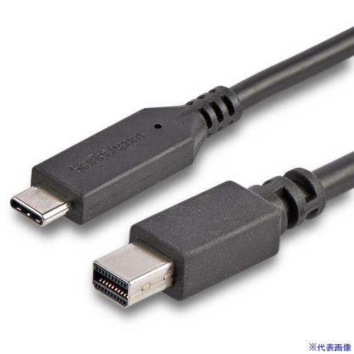 オレンジブック トラスコ中山　TRUSCOStarTech ディスプレイ変換ケーブル/USB−C − mDP/1.8m/4K60Hz/ブラック 〔品番:CDP2MDPMM6B〕[ 注番:4931325]特長●アダプターと一体のディスプレイケ...
