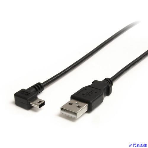 オレンジブック トラスコ中山　TRUSCOStarTech USBケーブル/A - Mini-B/91cm/USB 2.0/右L型/オス・オス/BK 〔品番:USB2HABM3RA〕[ 注番:4931348]特長●L型のコネクターでポートに...