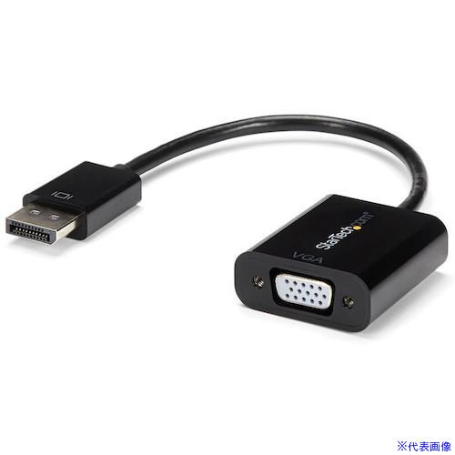 オレンジブック トラスコ中山　TRUSCOStarTech ディスプレイアダプター/DP − VGA/1080p/10cmケーブル/BK 〔品番:DP2VGA3〕[ 注番:4931393]特長●DisplayPort 1.2（HBR2）に対...