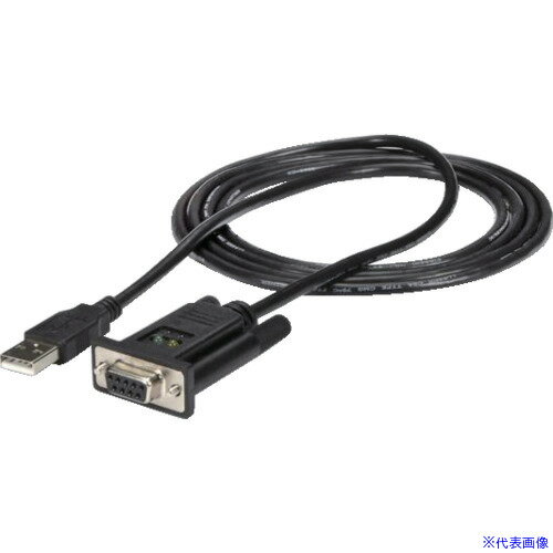 オレンジブック トラスコ中山　TRUSCOStarTech シリアル変換ケーブル/USB−A − RS232Cクロス/1.7m/921.6Kbps/BK 〔品番:ICUSB232FTN〕[ 注番:4932936]特長●パソコンにヌルモデムR...