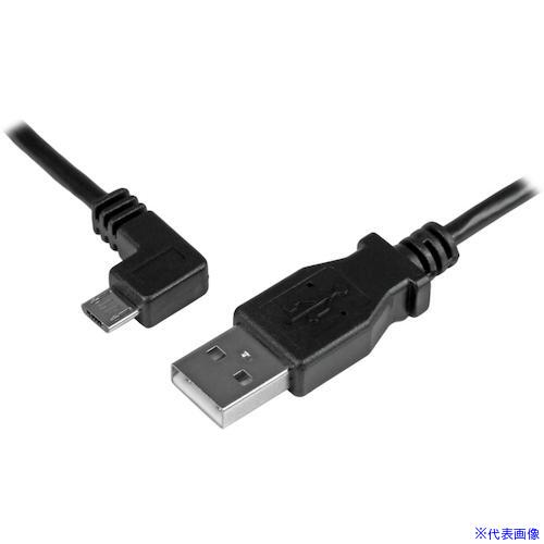 オレンジブック トラスコ中山　TRUSCOスターテック USBケーブル/A - Micro-B/2m/USB 2.0/左L型/オス・オス/BK 〔品番:USBAUB2MLA〕[ 注番:4932966]特長●電力消費の多いモバイルデバイスの充...