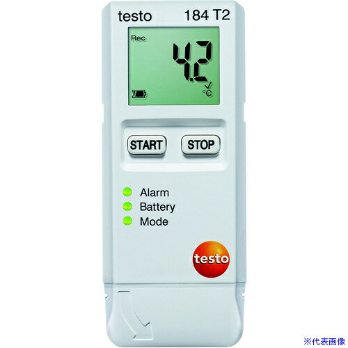 オレンジブック トラスコ中山　TRUSCOTESTO 温度データロガー testo 184 T2(150日) 〔品番:TESTO184T2〕[ 注番:4941608]特長●ソフトウェア不要で自動でPDFレポートができます。●ダイレクトUSB...