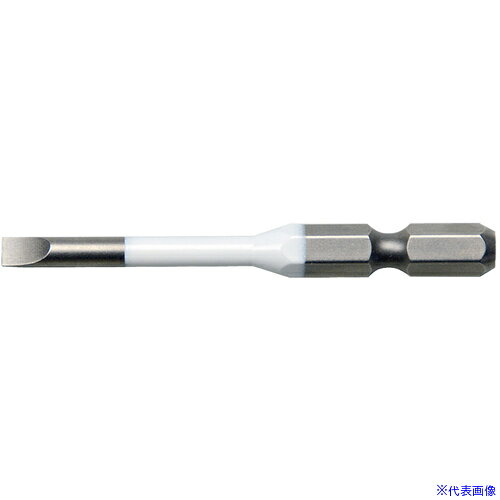 オレンジブック トラスコ中山　TRUSCOアネックス 片頭ドライバービット 刃先−4×全長65mm チューブ色:白 (2本入) 〔品番:ACMM4065〕[ 注番:4942680]特長●片頭タイプです。●色で先端サイズの見分けが簡単です。●...