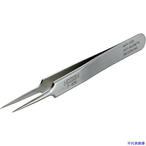 オレンジブック トラスコ中山　TRUSCOHOZAN ピンセット 110mm 〔品番:P656〕[ 注番:4954840]特長●先端の仕上げに妥協のない、非磁性のハイスペックモデルです。用途●磁気を嫌う精密機器の作業に。仕様●全長(mm)：...
