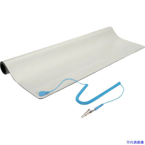 オレンジブック トラスコ中山　TRUSCOStarTech 静電気除去マット/60cm x 70cm/取外し可能アースコード付き 〔品番:M3013〕[ 注番:4975401]特長●精密機器を静電気による損傷から保護します。●IBMおよび米...