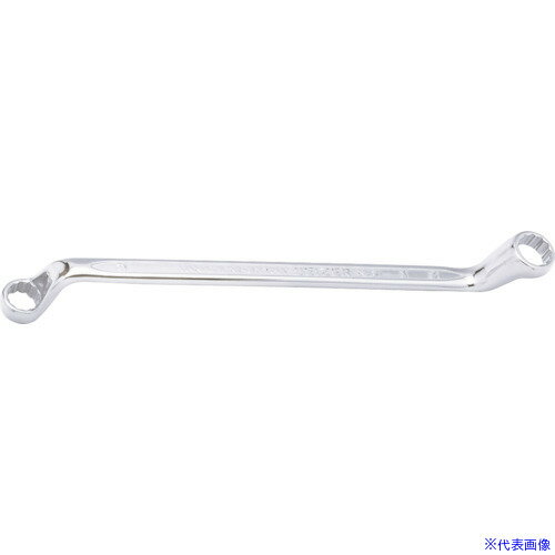 オレンジブック トラスコ中山　TRUSCOBAHCO ディープ・オフセット両口メガネ 対辺14×15 全長226 〔品番:2M1415〕[ 注番:4979303]特長●面接触でなめづらいダイナミックドライブを採用しています。●60°のディー...