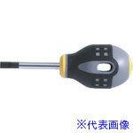 オレンジブック トラスコ中山　TRUSCOBAHCO グリップドライバー エルゴドライバー スタビーマイナス −1.2×8.0 軸長25mm 〔品番:BE8360〕[ 注番:4980883]特長●人間工学に基づいた手に優しいエラストマー付エ...