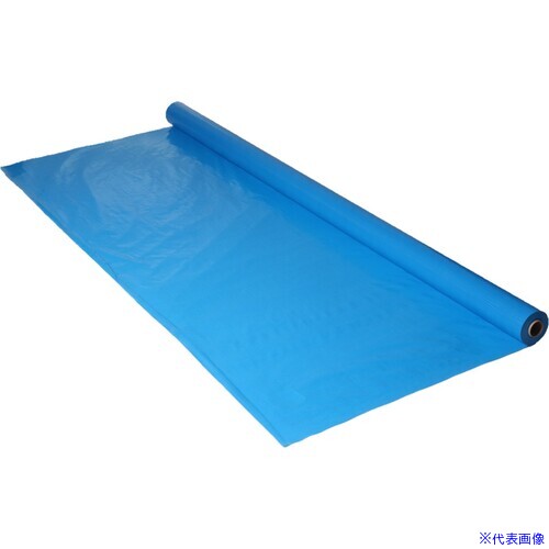オレンジブック トラスコ中山　TRUSCO萩原 輸入薄物クロス ブルー 0.9m幅×100m 〔品番:QBC093B〕[ 注番:4983932]特長●土木産業資材・レジャーで幅広く使用されている薄手ブルーシートです。●軽量・ワンウェイ仕様の...
