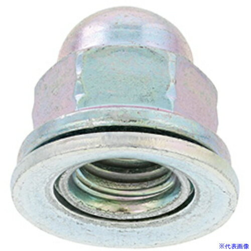 オレンジブック トラスコ中山　TRUSCOSUNCO 三価ホワイト ターミナル袋ナット B＝8 M5 (800本入) 〔品番:N00000T10050000003〕[ 注番:5018474]特長仕様●呼び径：M5仕様2材質/仕上●鉄(または...