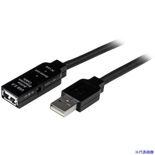 オレンジブック トラスコ中山　TRUSCOStarTech USBケーブル/A-A/5m/USB 2.0/アクティブ延長/オス・メス/BK 〔品番:USB2AAEXT5M〕[ 注番:5026329]特長●シールド機能でエラーのない接続を実現...