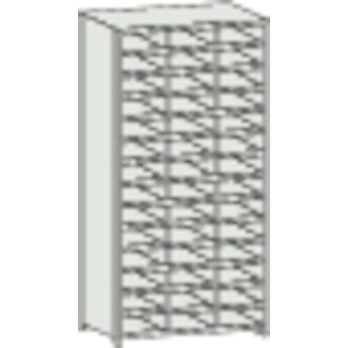 オレンジブック トラスコ中山　TRUSCOTRUSCO スチール製区分棚 KB型 コボレ止め付 W875×D250×H1800 3列14段 〔品番:KB3140〕[ 注番:5041627]特長●小物・部品類の収納に最適です。●薄型で壁面管理...