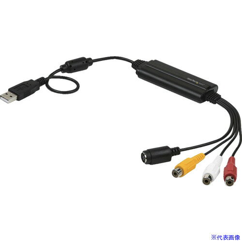 オレンジブック トラスコ中山　TRUSCOStarTech ビデオキャプチャーケーブル/USB 2.0/S端子 & コンポジット 〔品番:SVID2USB232〕[ 注番:5043022]特長●コンポジットまたはS端子ソースのビデオと音声を...