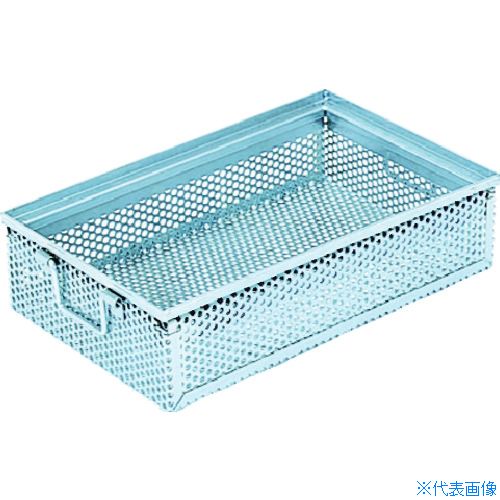 オレンジブック トラスコ中山　TRUSCOTRUSCO スチール容器 角型パンチングBOX 有効内寸394×234×87 〔品番:VPB3〕[ 注番:5069840]特長●積み重ねして油切りなどができます。●さびにくい亜鉛メッキ・光沢クロメ...